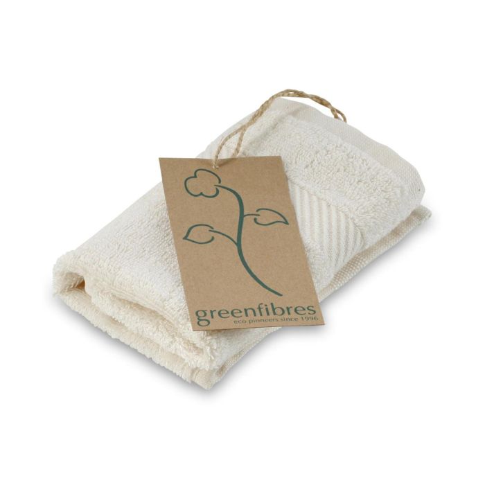 organic cotton terry wash cloth - natural - GOTS